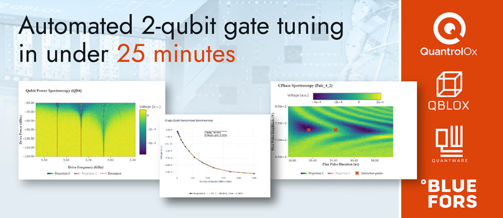 News - Automated 2-qubit gate tuning in under 25 minutes | QuantrolOx